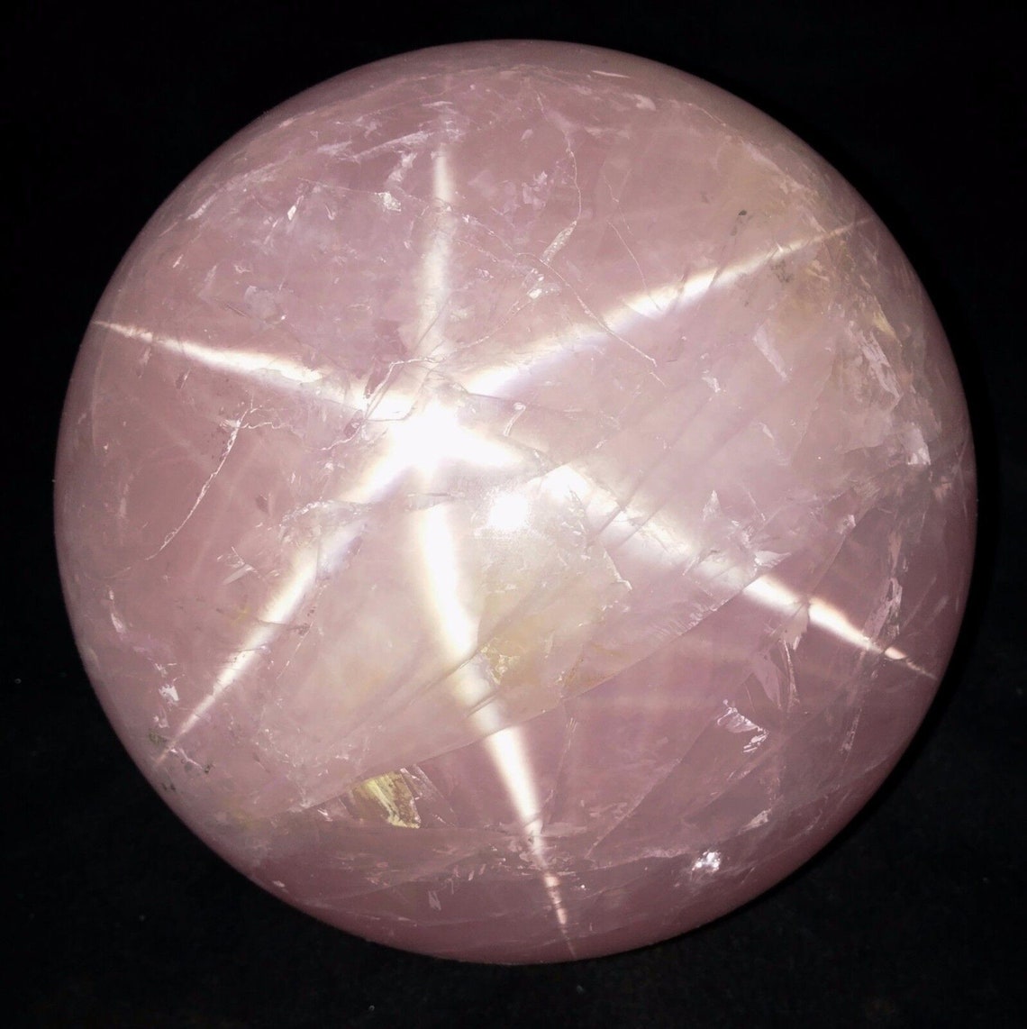9.02lb Rare Huge Natural Star Rose Quartz Crystal Sphere - Etsy