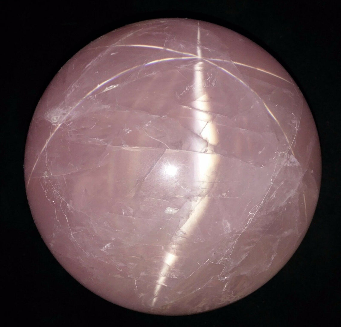 9.02lb Rare Huge Natural Star Rose Quartz Crystal Sphere - Etsy