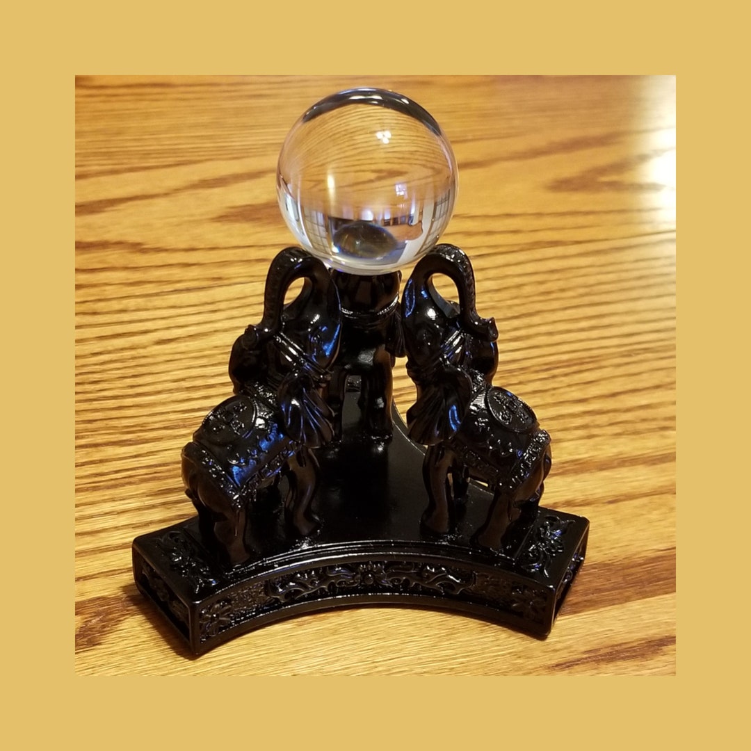 Elephant Sphere Stand Unique Elephant Stand Handcrafted - Etsy