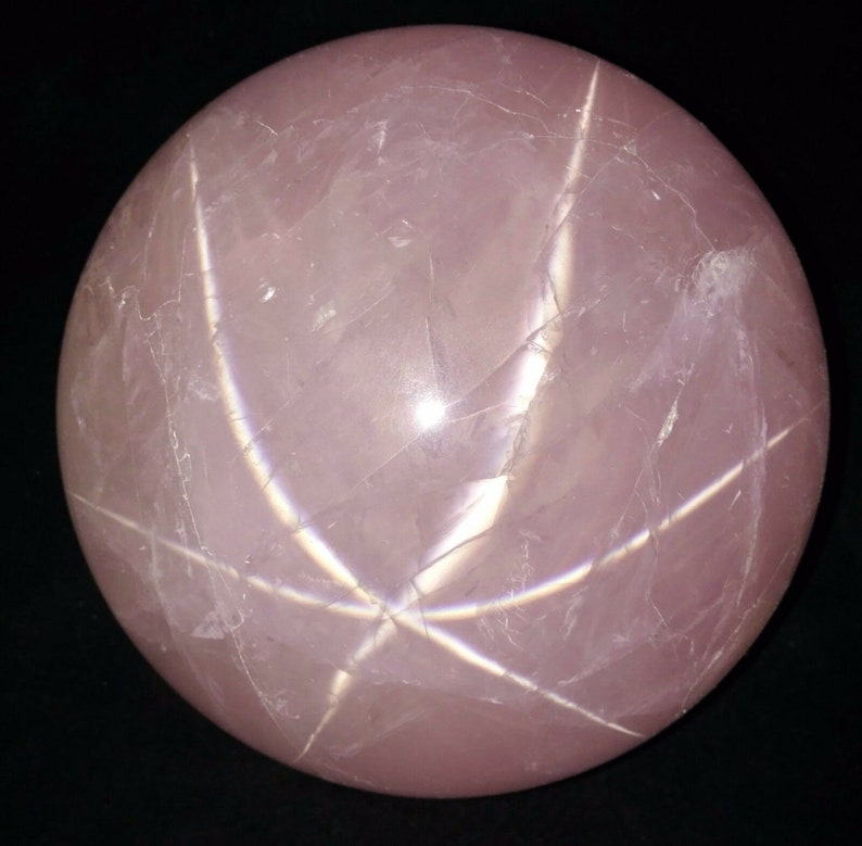 9.02lb Rare Huge Natural Star Rose Quartz Crystal Sphere - Etsy