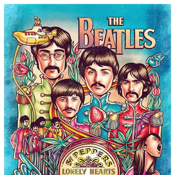 Beatles Poster - Etsy