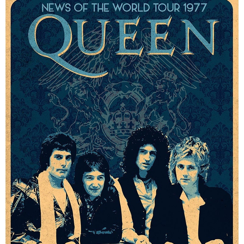 Queen Band Poster - Etsy