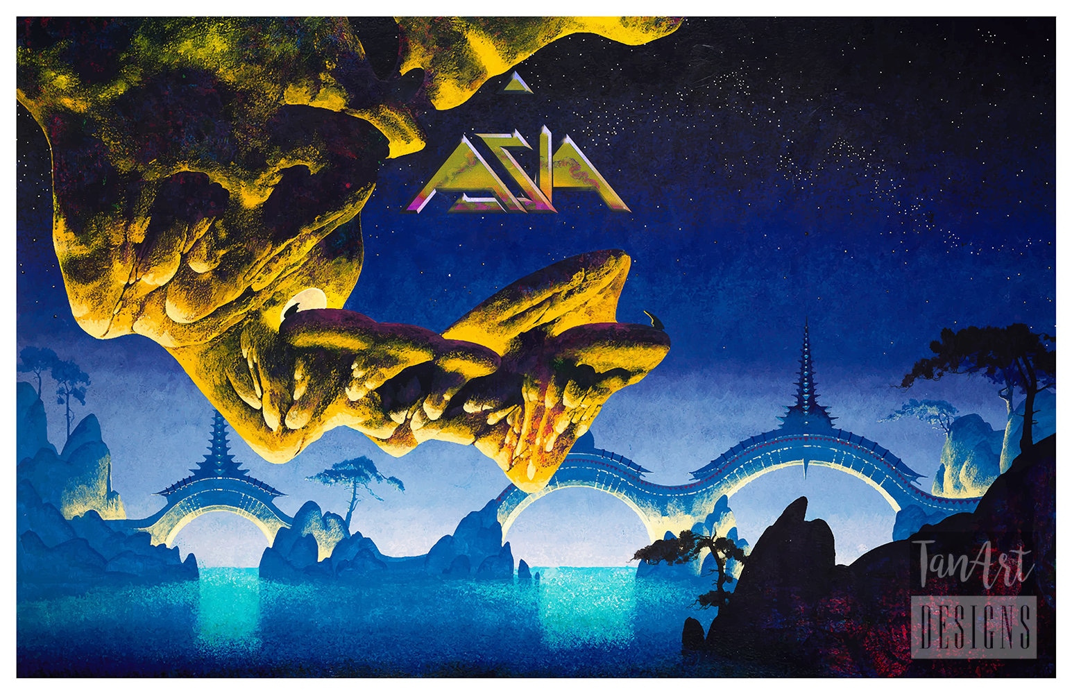 Framed Asia Aria Illustration Poster Asia Cover Poster - Etsy