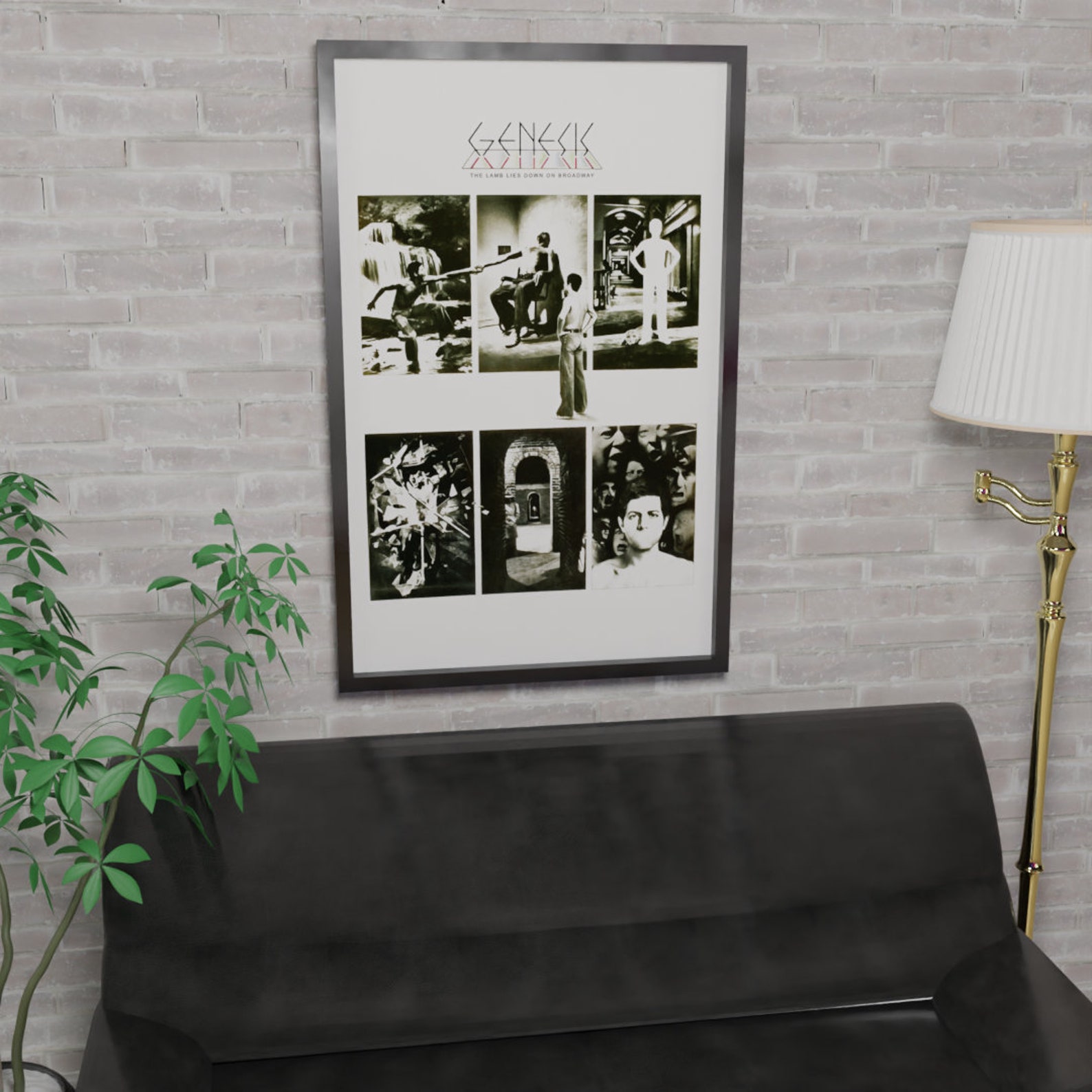 Genesis the Lamb Lies Down Illustration Poster Genesis Poster Genesis ...