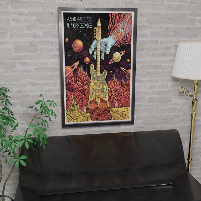 Affiche Fender Parallel Universe Guitare Fender Poster daffiche Fender ...