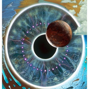 Pink Floyd Pulse Illustration Poster Pink Floyd Poster Pink Floyd Cover ...