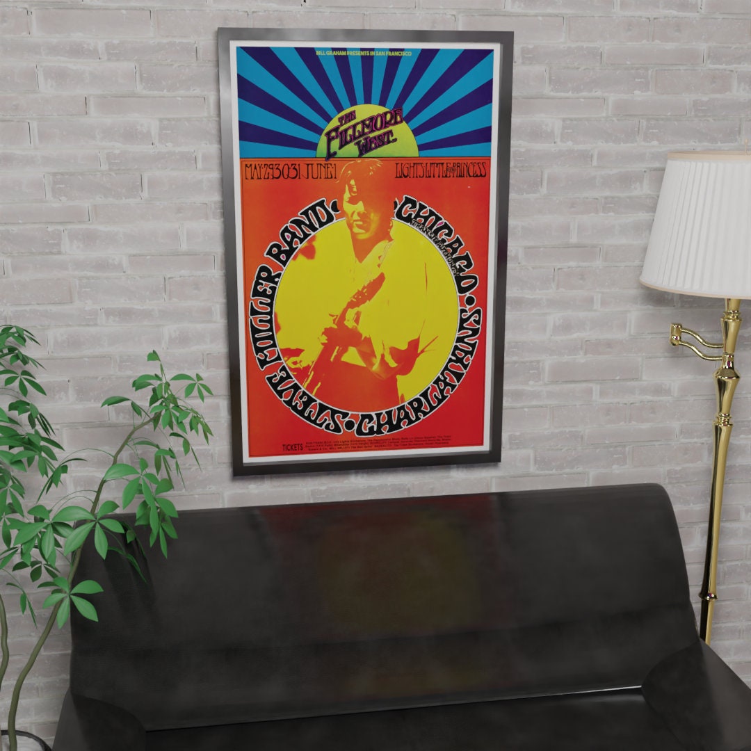 Steve Miller Band Chicago Concert Poster sold by Afsaneh Tavassoli ...