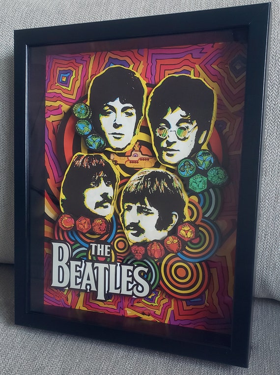 Psychedelic Beatles Poster