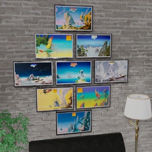 YES Home Illustration Poster Roger Dean Poster Yes Cover Poster YES ...