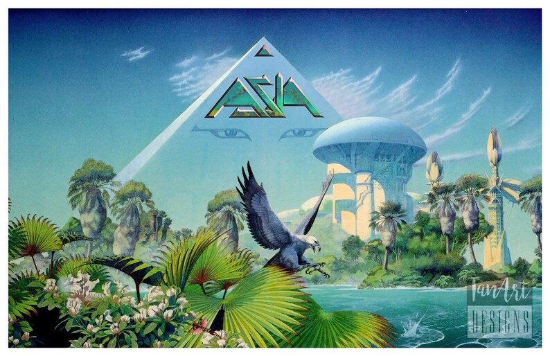 Asia Alpha Illustration Poster Asia Cover Poster Asia Poster Vintage ...