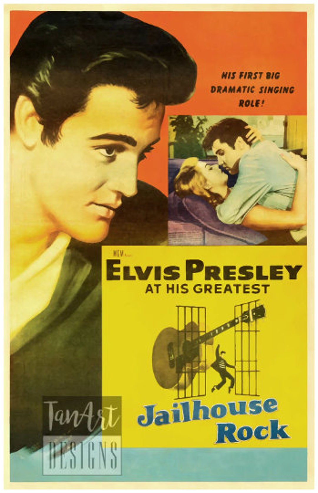 Vintage Elvis Concert Posters