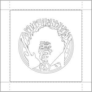 Jimi Hendrix Light Box / Shadow Box Template, Lightbox SVG Cricut, DYI ...
