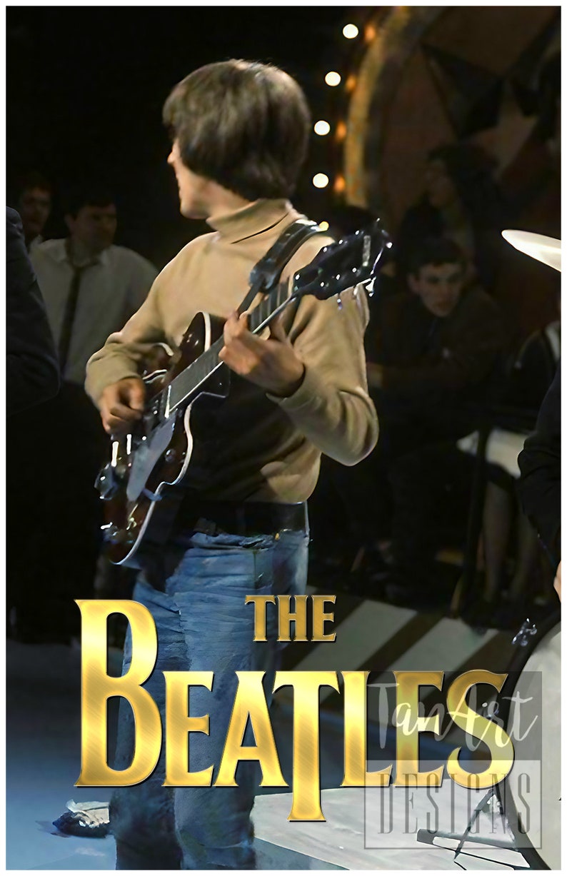 The Beatles Live Poster Set of Three Beatles Vintage Poster Retro Rock ...