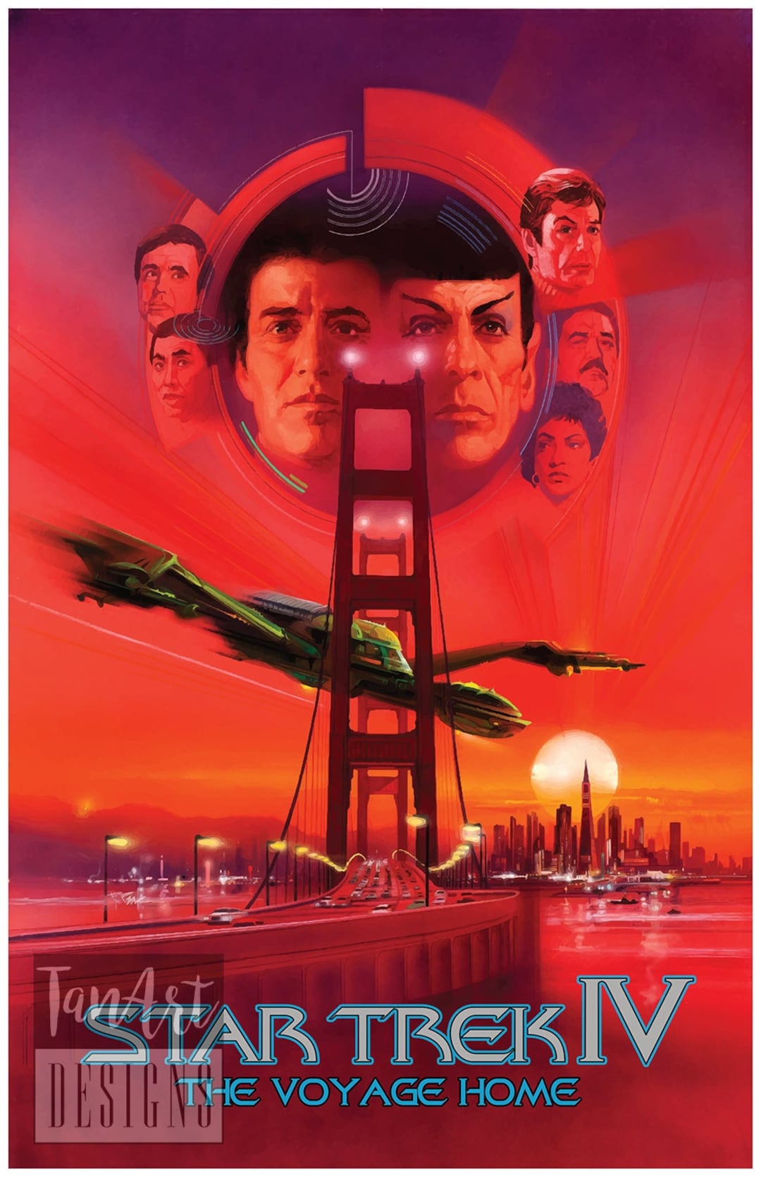 Framed Star Trek IV the Voyage Home Poster Star Trek Movie Poster Star ...