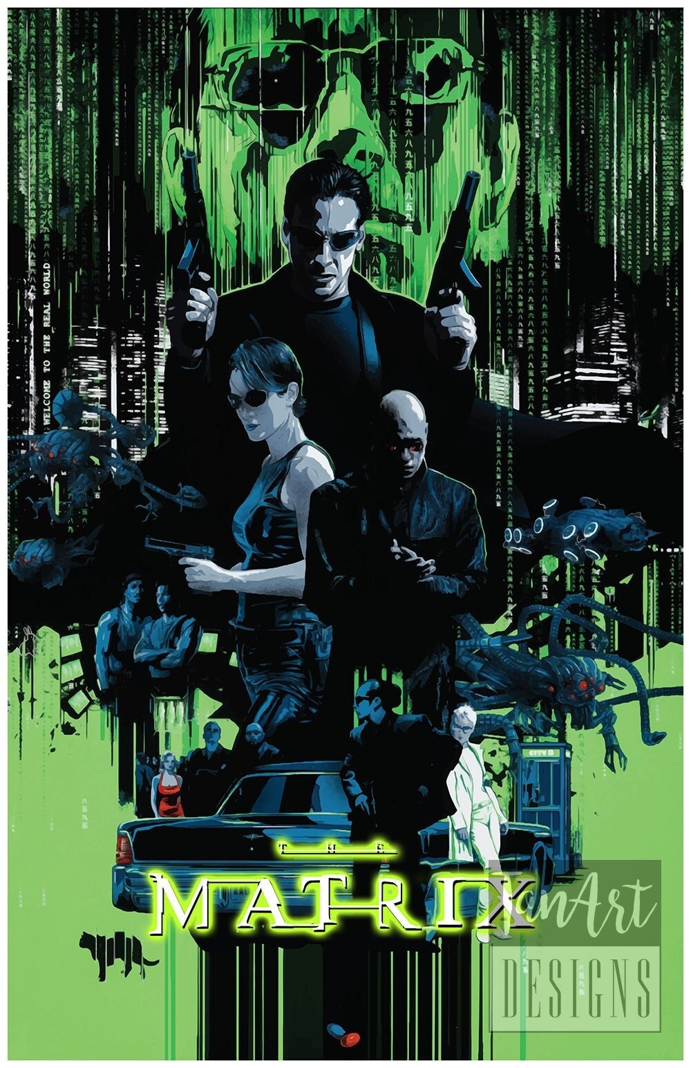 The Matrix Poster the Matrix Movie Poster the Matrix Print - Etsy
