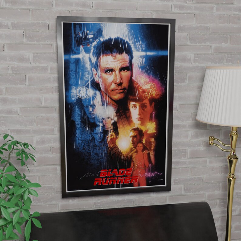 Framed Blade Runner Poster Blade Runner Movie Poster Blade Runner Print ...