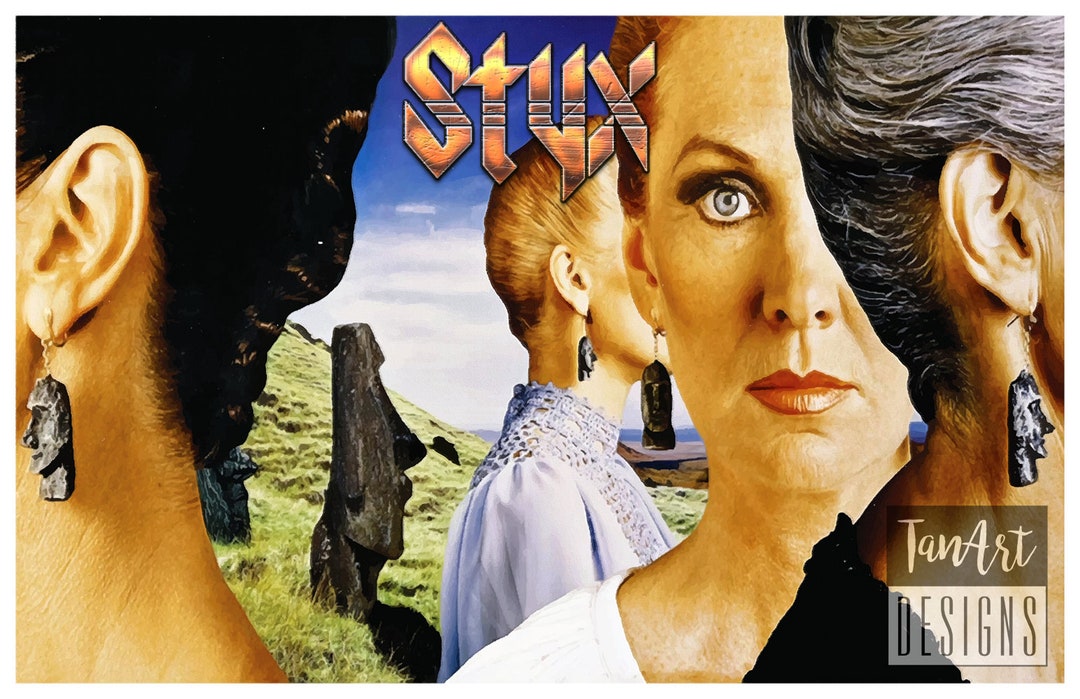 Framed Styx Pieces of Eight Illustration Poster Styx Poster Styx Cover ...