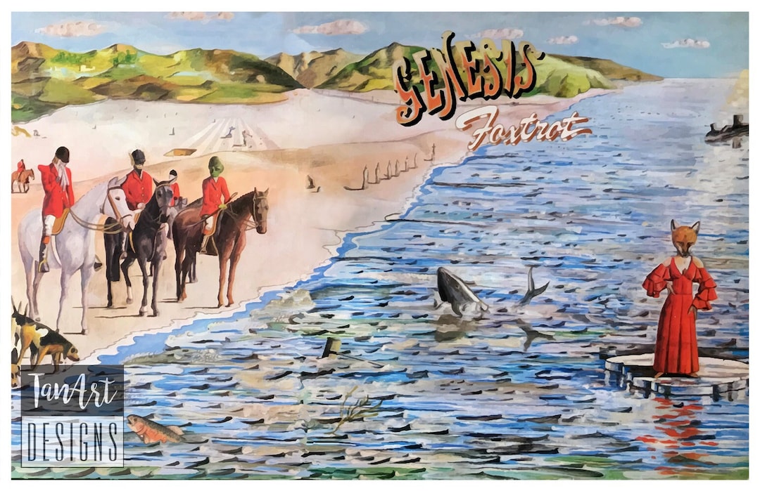 Genesis Foxtrot Illustration Poster Genesis Poster Genesis Cover Poster ...