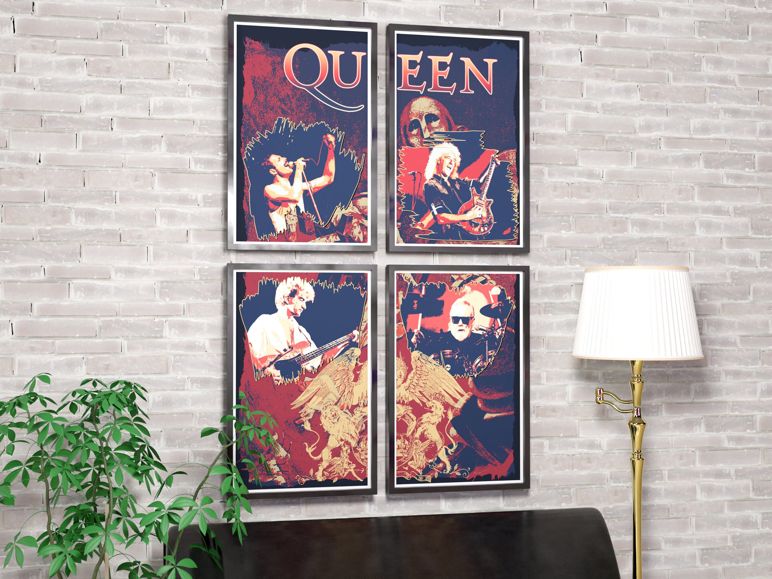 Framed Rock Posters
