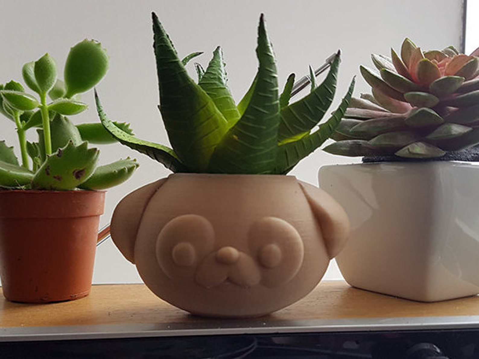 Dog Planter Pug Planter Doggy Planter Animal Planter - Etsy Canada