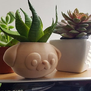 Dog Planter | Pug Planter | Doggy Planter | Animal Planter | Cute ...