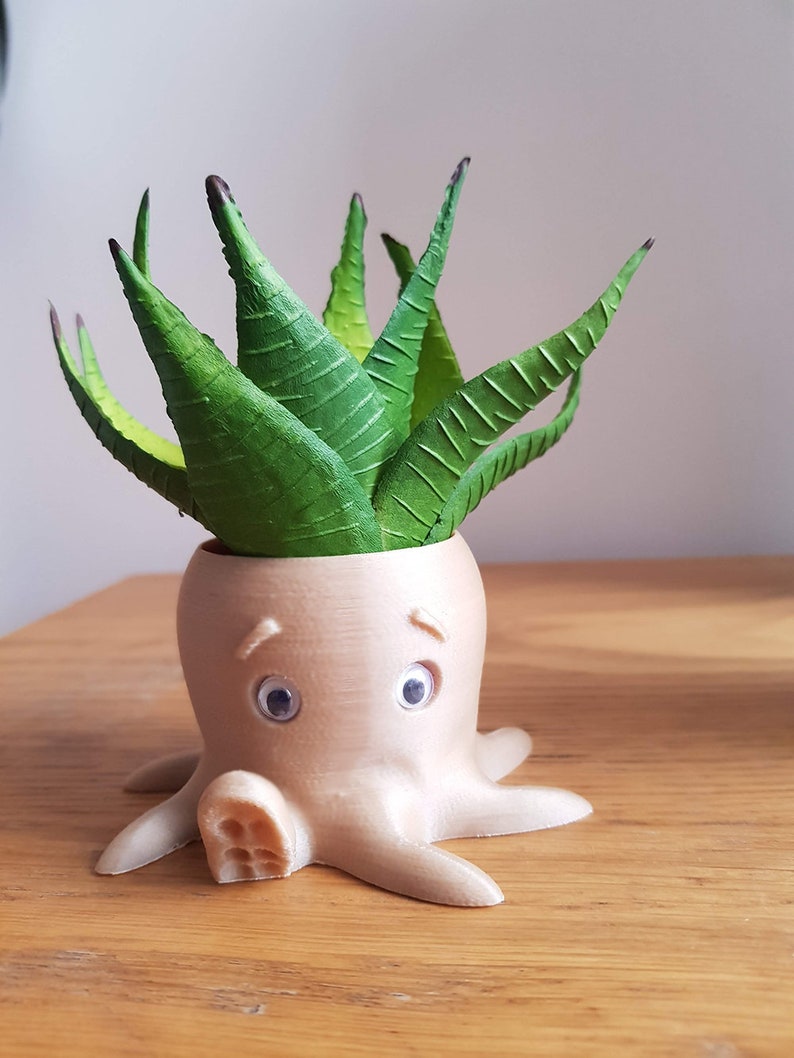 Octopus Planter Animal Planter Cute Planter Indoor | Etsy