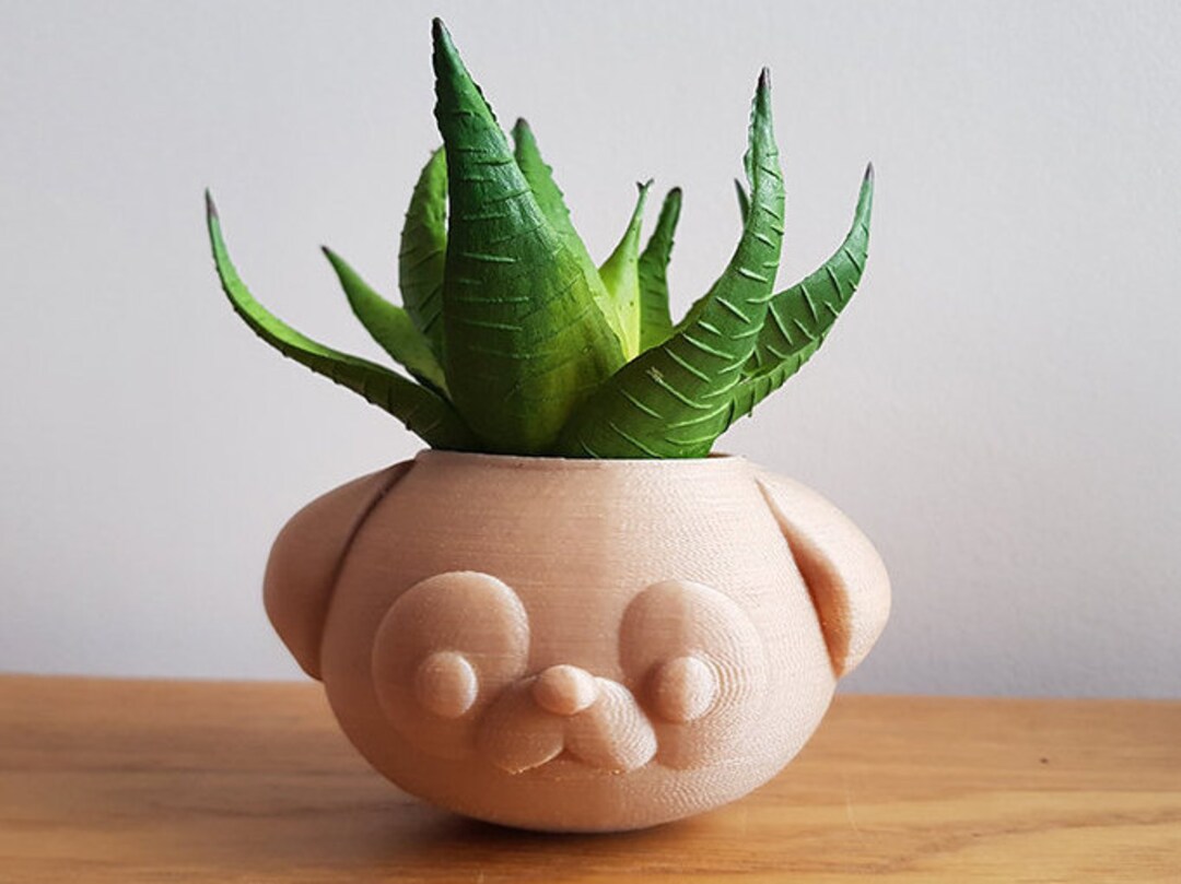 Dog Planter Pug Planter Doggy Planter Animal Planter Cute Planterindoor ...