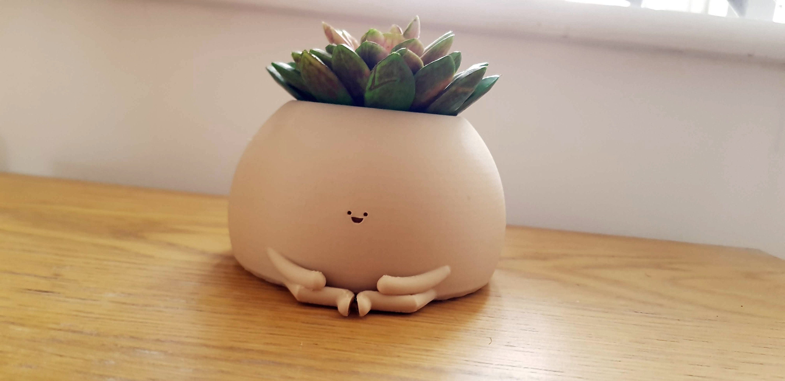 Yoga Pot Cute Plant Pot Plant Pot Sitting Planter Cute - Etsy