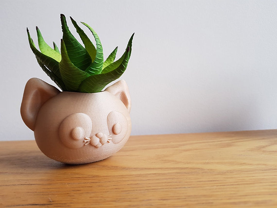 Cat Planter Kitty Planter Animal Planter Cute Planter - Etsy