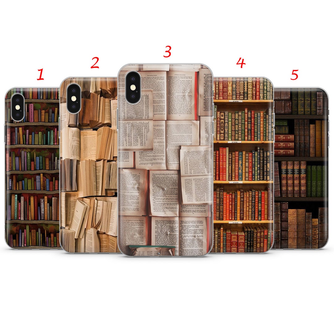 Book Phone Case Literary Brown Case for Iphone 1311 - Etsy