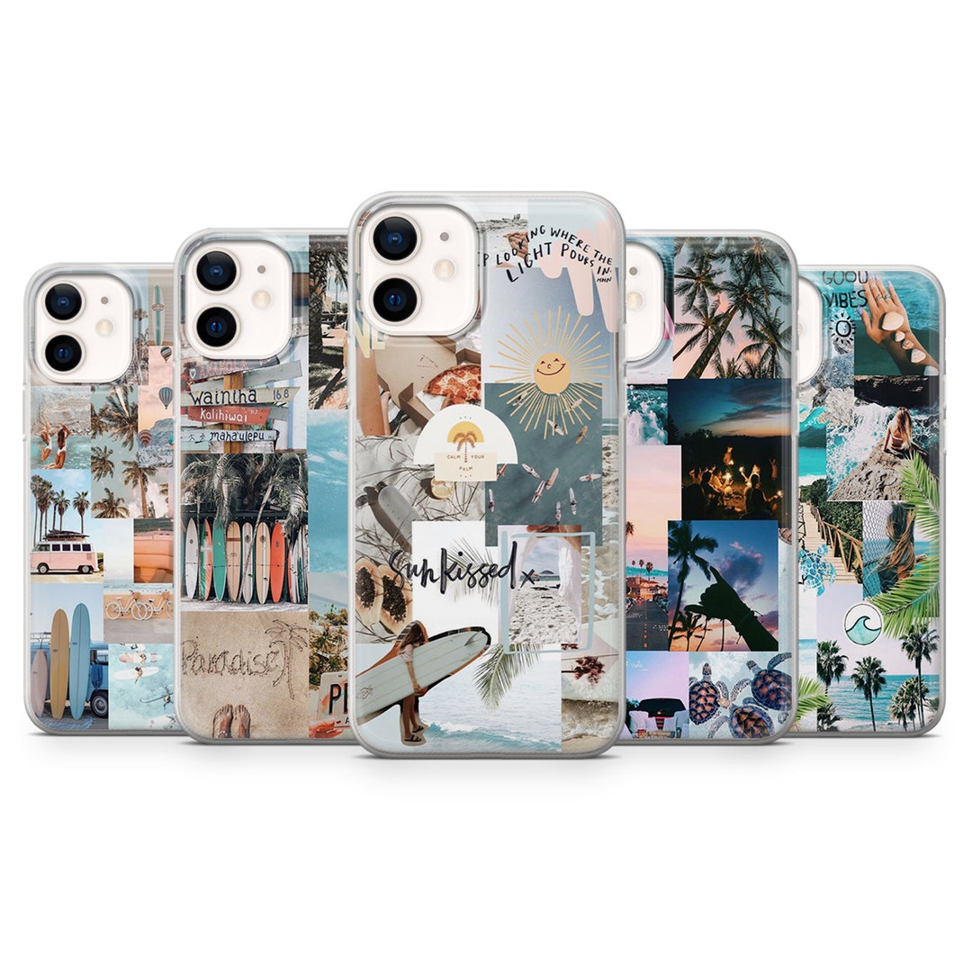 Summer Wibe Phone Case Rainbow Waves Cover for iPhone 15,14,13,11 Pro ...