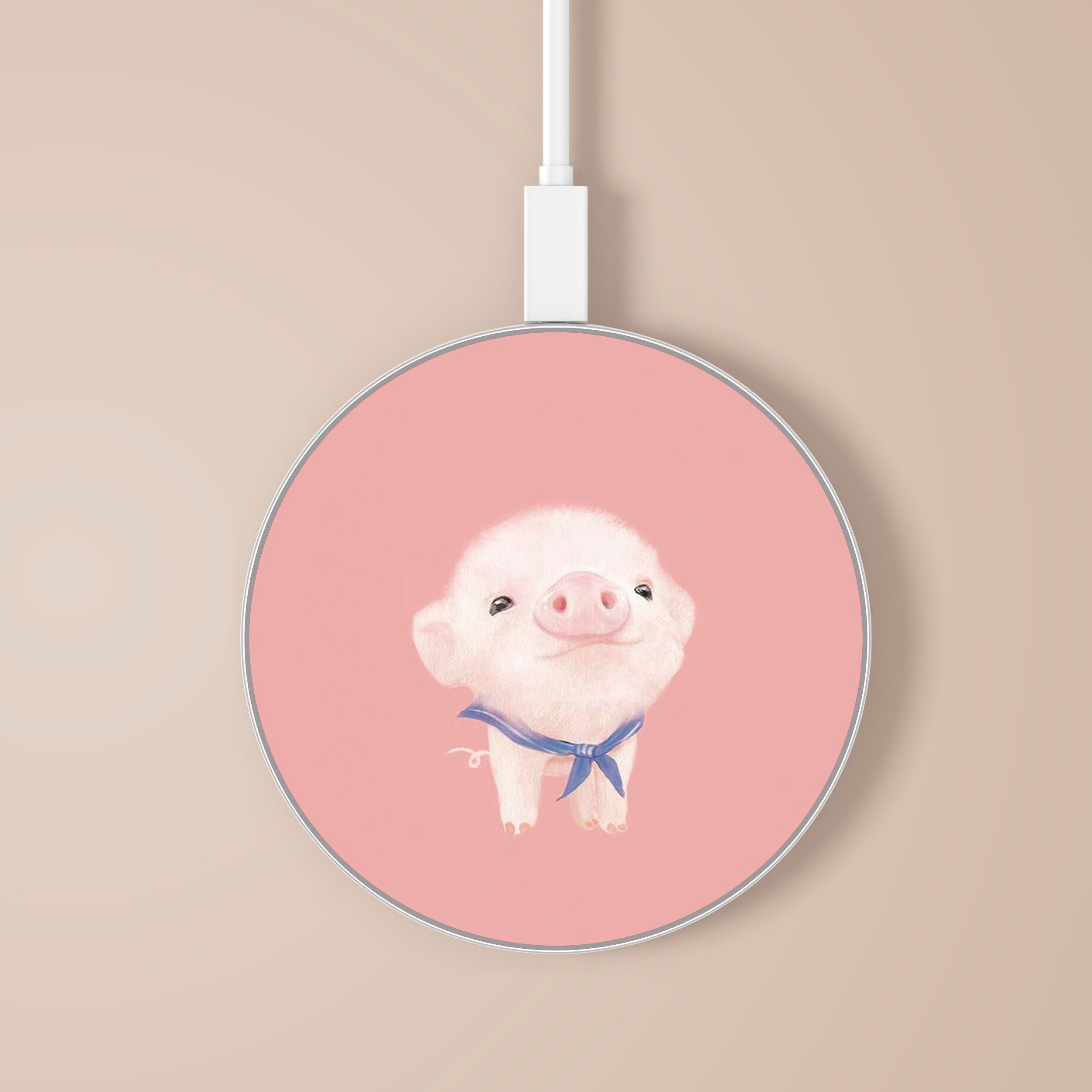 Pig Wireless Charger Cut Piglet Fast Charging Station for | Etsy