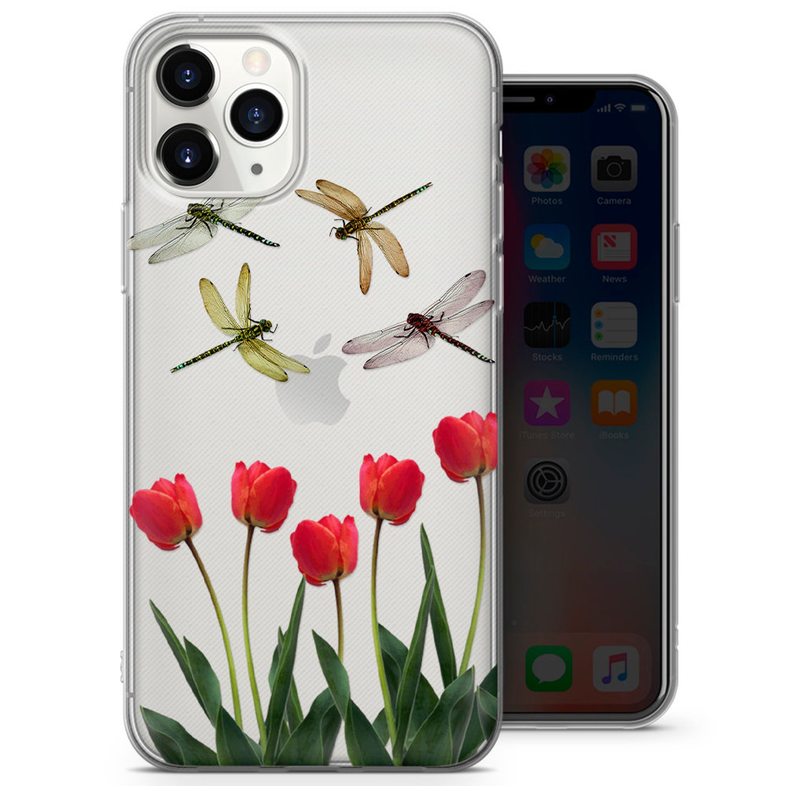 Clear Flower Phone Case Spring Cover for Iphone - Etsy