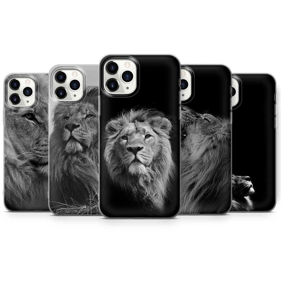 Löwen Handyhülle Tiere Case für iPhone 15,14,11,12,13 Pro MAx,Xr,Xs,8 ...