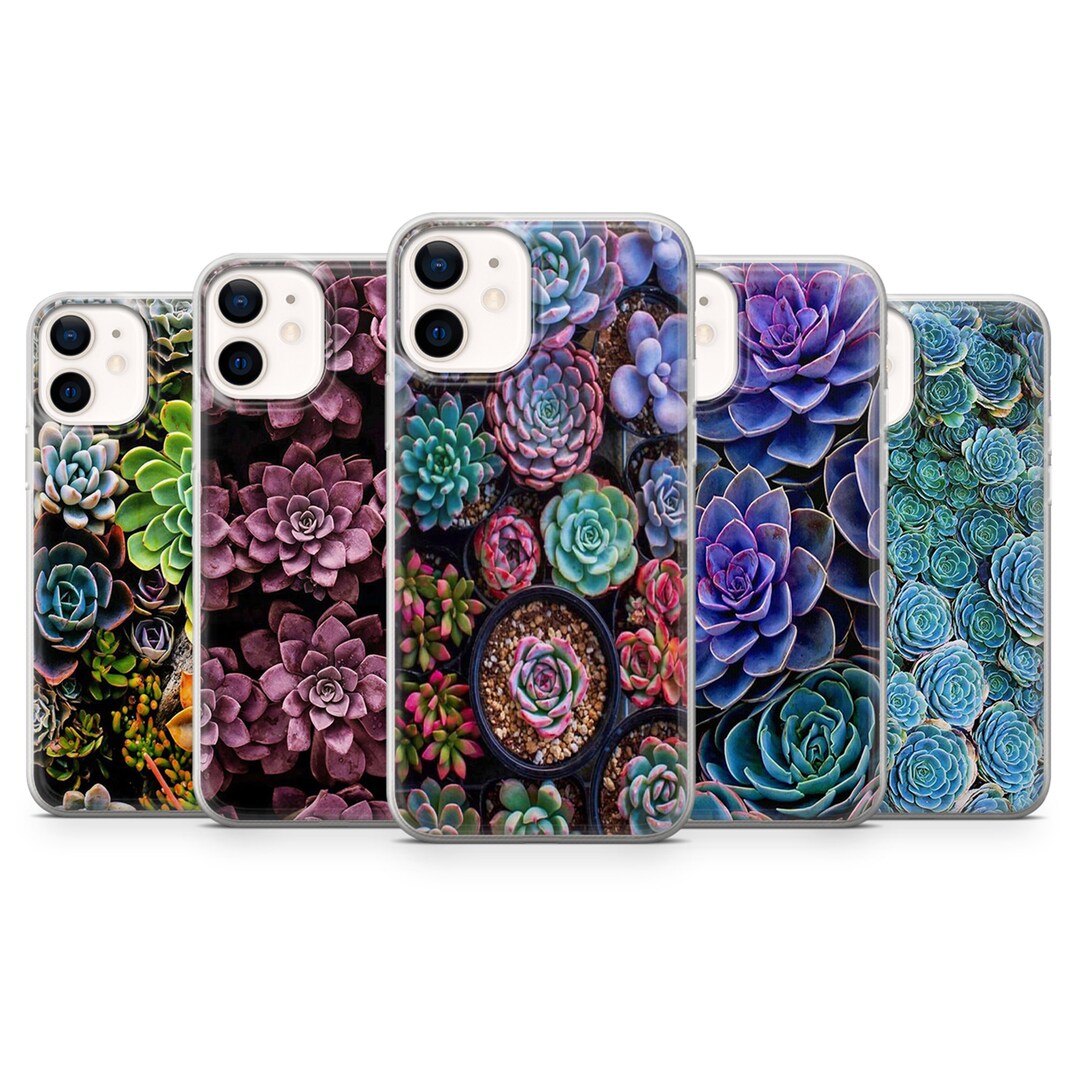 Succulent Phone Case Green Case for iPhone 15,14,13,7plus,12 Pro,11,xr ...