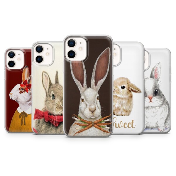 Rabbit Phone Case - Etsy