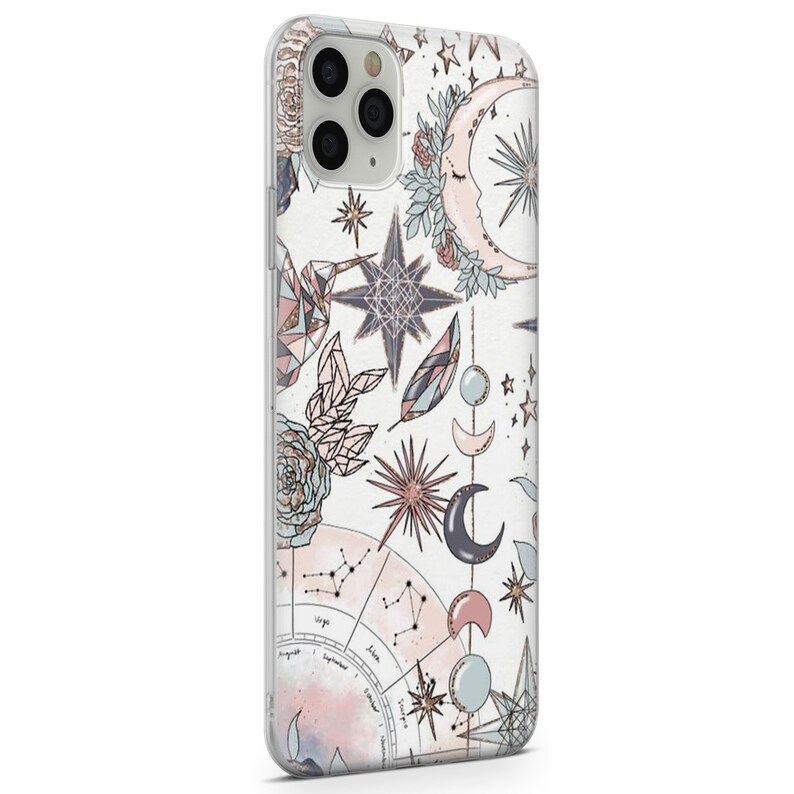 Celestial Astrology Phone Case: Sun, Moon, Stars Design - Etsy