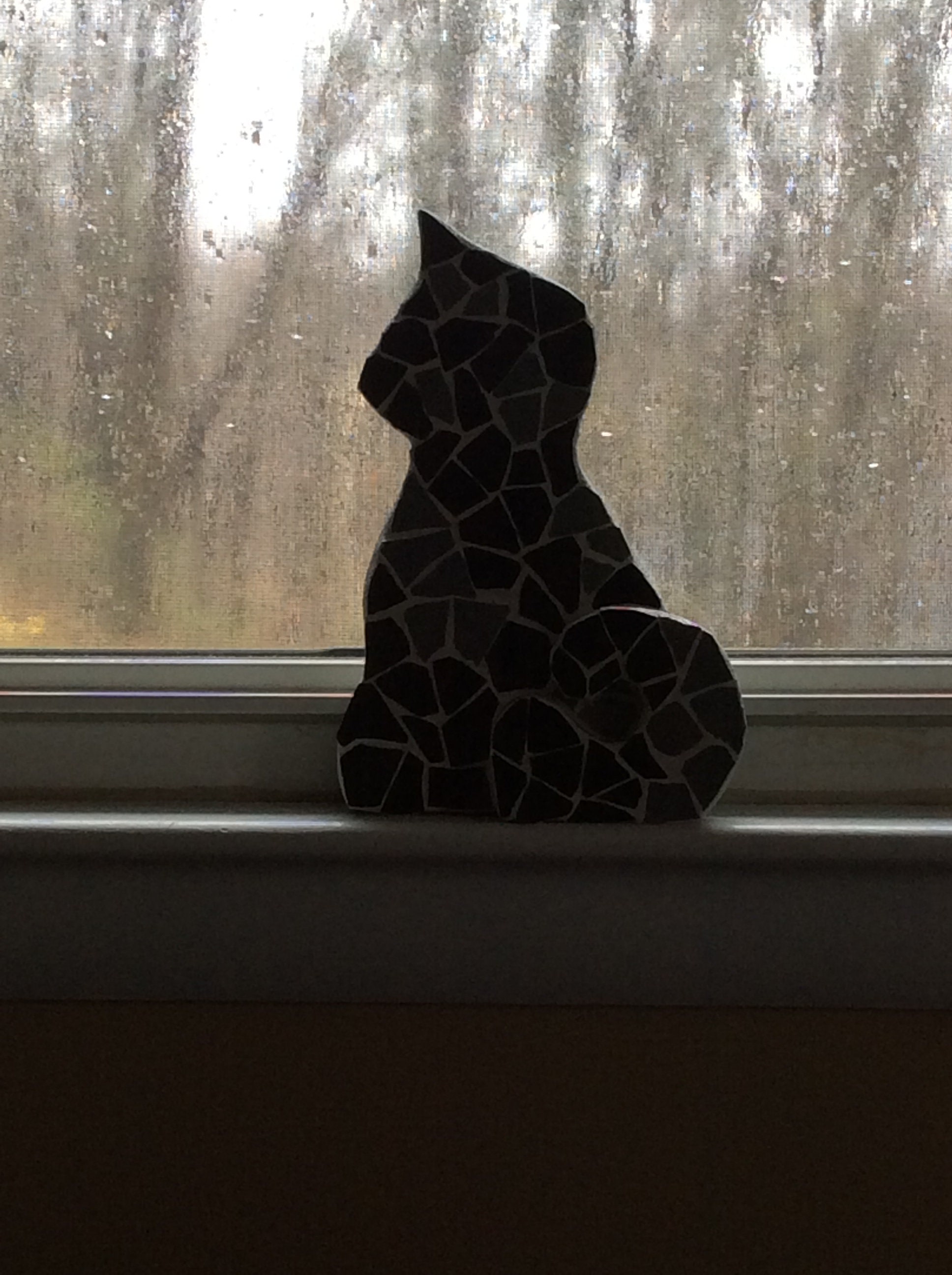 Meow Mosaic Cat - Etsy