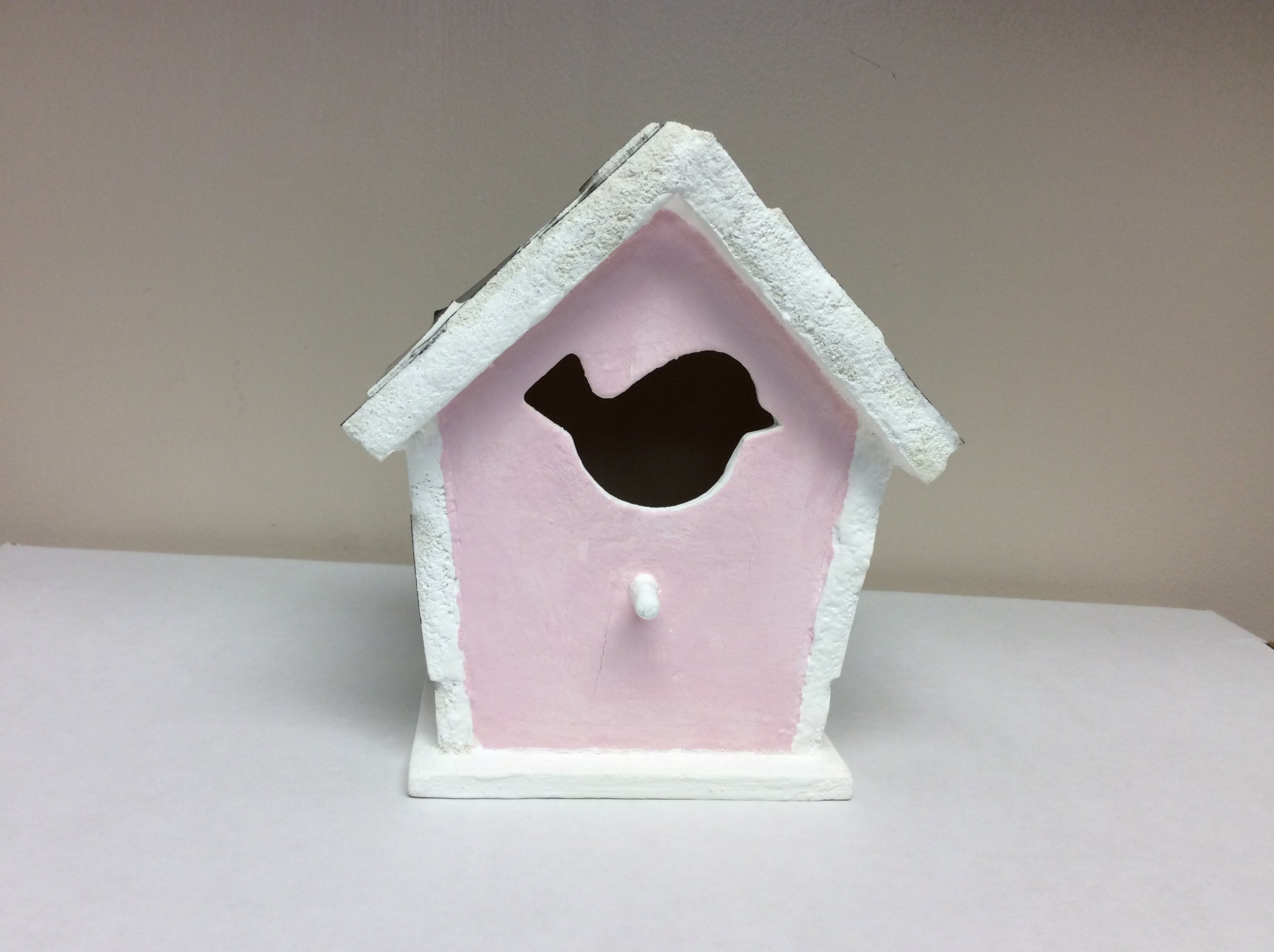 Pink Chickadee Mosaic Birdhouse - Etsy