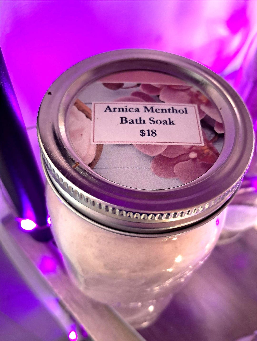 Pain Relieving Bath / Foot Soak With Arnica (choose From Minty Menthol ...