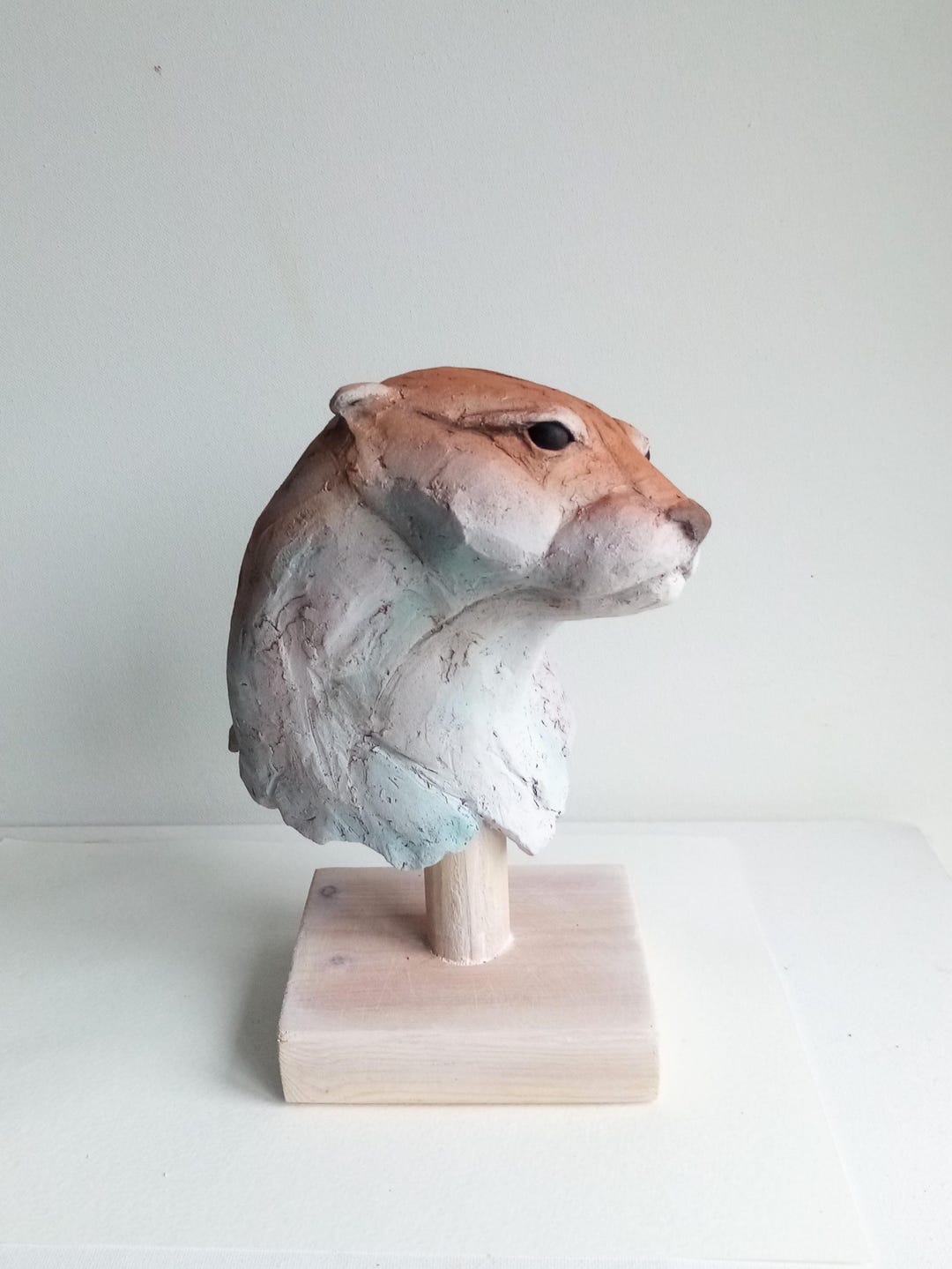 Otter Ceramic Sculpture. Porcelain and Terracotta Original. - Etsy