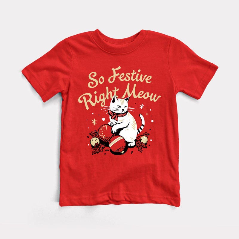Meow Boys Tee Shirt - Etsy