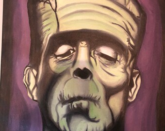 Frankenstein’s Monster-oil Painting - Etsy