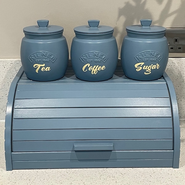 Tea Coffee Sugar Canisters Modern - Etsy