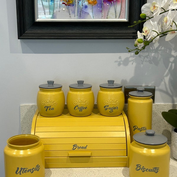 Yellow Kitchen Decor - Etsy