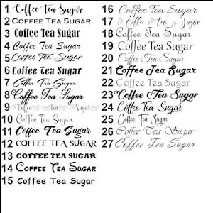 Sage Green and Black Tea Coffee Sugar Canisters Sets Biscuit Utensil ...