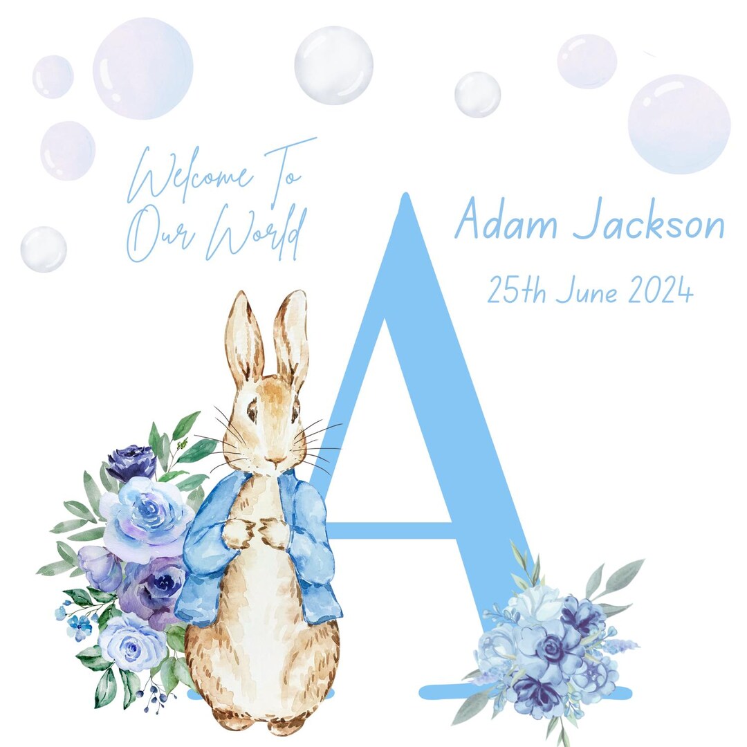 Personalised Welcome to the World Card for Grandson Nephew Son Godson ...
