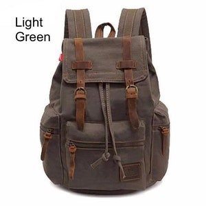 Vintage Canvas Backpack Rucksack FREE SHIPPING - Etsy