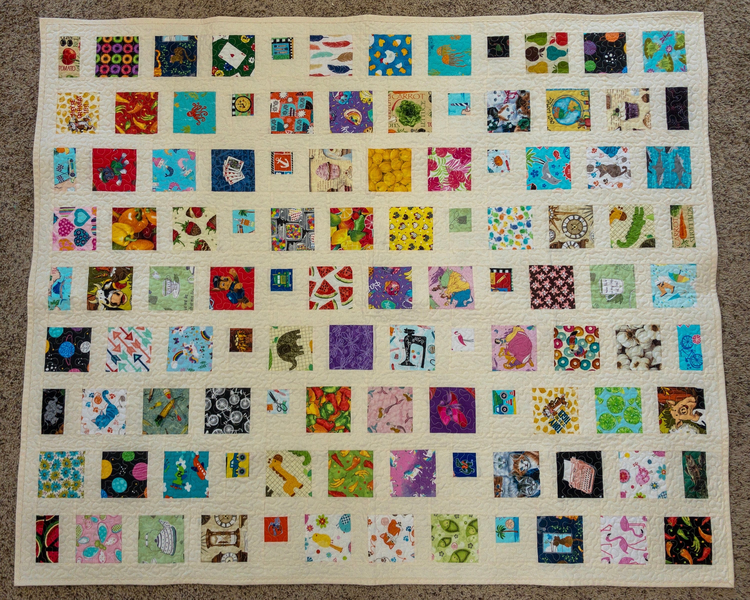 Eye Spy Quilt, I Spy Quilt, Heirloom, Handmade, Toddler,preschooler ...