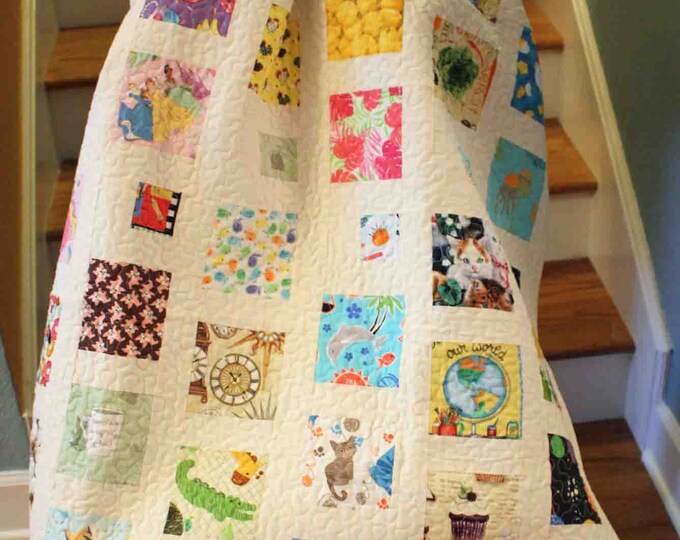 Eye Spy Quilt, I Spy Quilt, Heirloom, Handmade, Toddler,preschooler ...